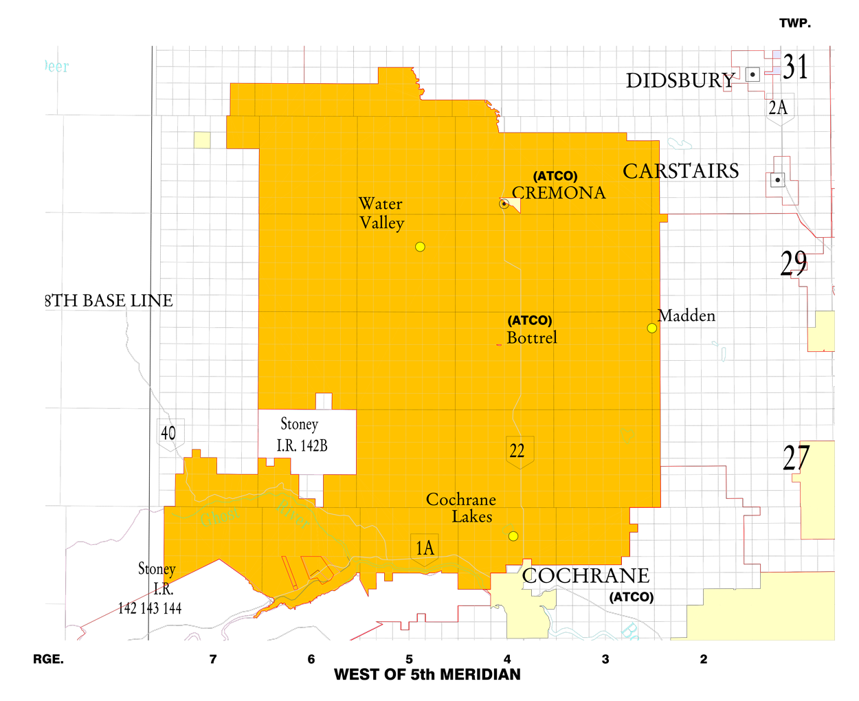 Service Area – Cochrane Lake Gas Co-Op